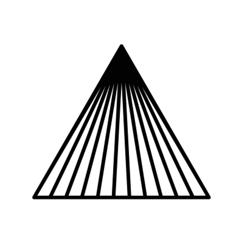 Free Triangle Design Element Line Art Icon - Mediamodifier