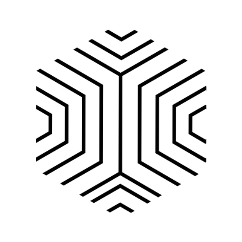 Free Hexagonal Design Element Line Art Icon - Mediamodifier