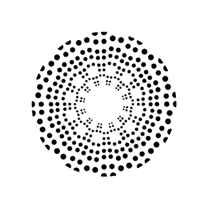 Free Circular Design Element Line Art Icon - Mediamodifier