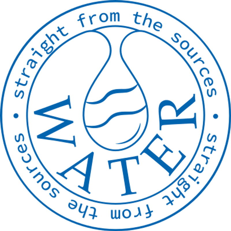 Free Clear Water Bottle SVG Vector Logo - Mediamodifier