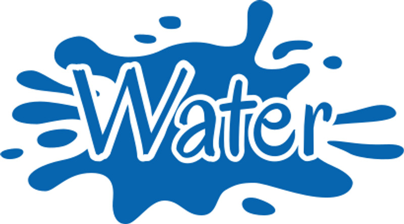 Free Clear Water Bottle SVG Vector Logo with Splash - Mediamodifier