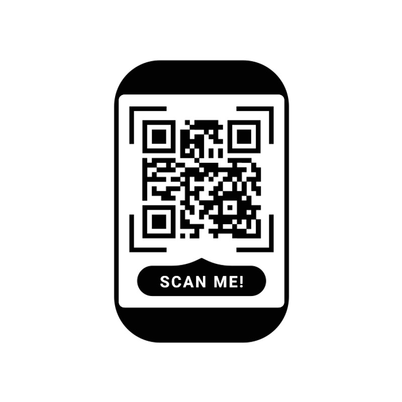 Free QR Code Frame Border SVG Vector - Mediamodifier