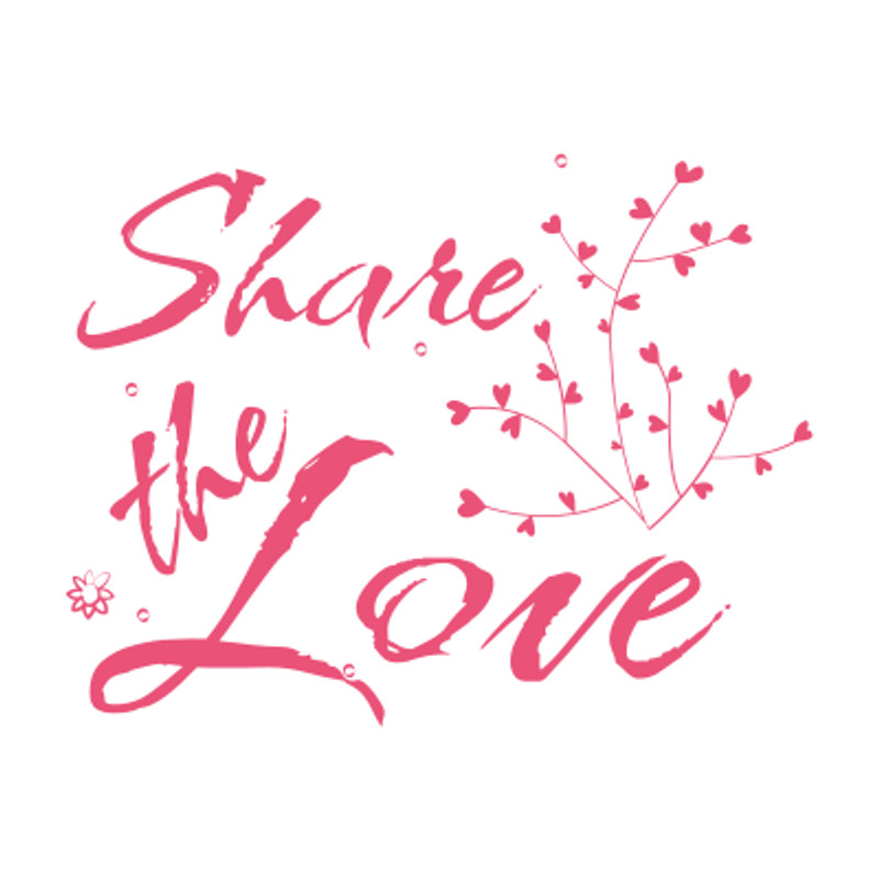 Free Share the Love Valentines Day SVG Icon & Logo Design - Mediamodifier