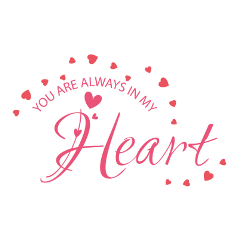 Free In my Heart Valentines Day SVG Icon & Logo Design - Mediamodifier