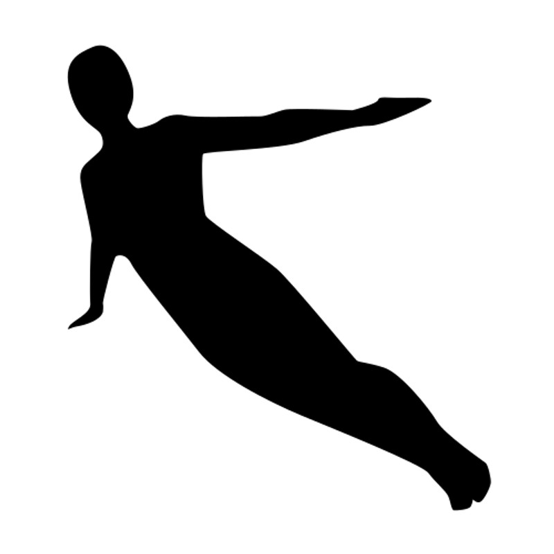 Free Diving Olympic Silhouette SVG Icon - Mediamodifier